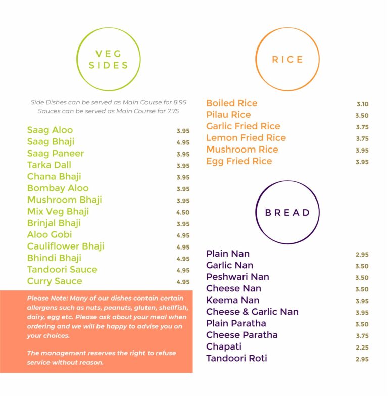 Menu – Turaa